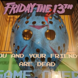 NES Retro 8 Bit Jason Mask Display Friday the 13th Video Game - Etsy