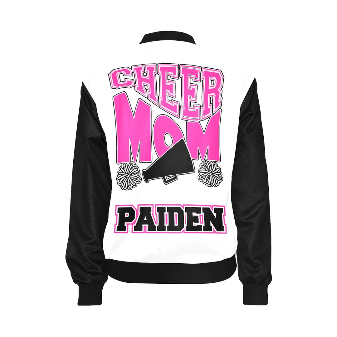 Custom Cheer Mom Jacket |mom Jackets | Personalized Bomber Jacket | Add ...