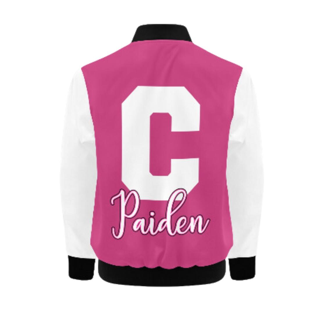 Girls Custom Cheer Bomber Jacket | Provide Your Design | Design Your ...