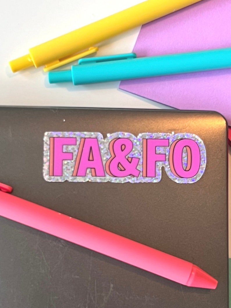 FAFO Vinyl Sticker, Fck Around Find Out, Funny Laptop Sticker, Tumbler ...