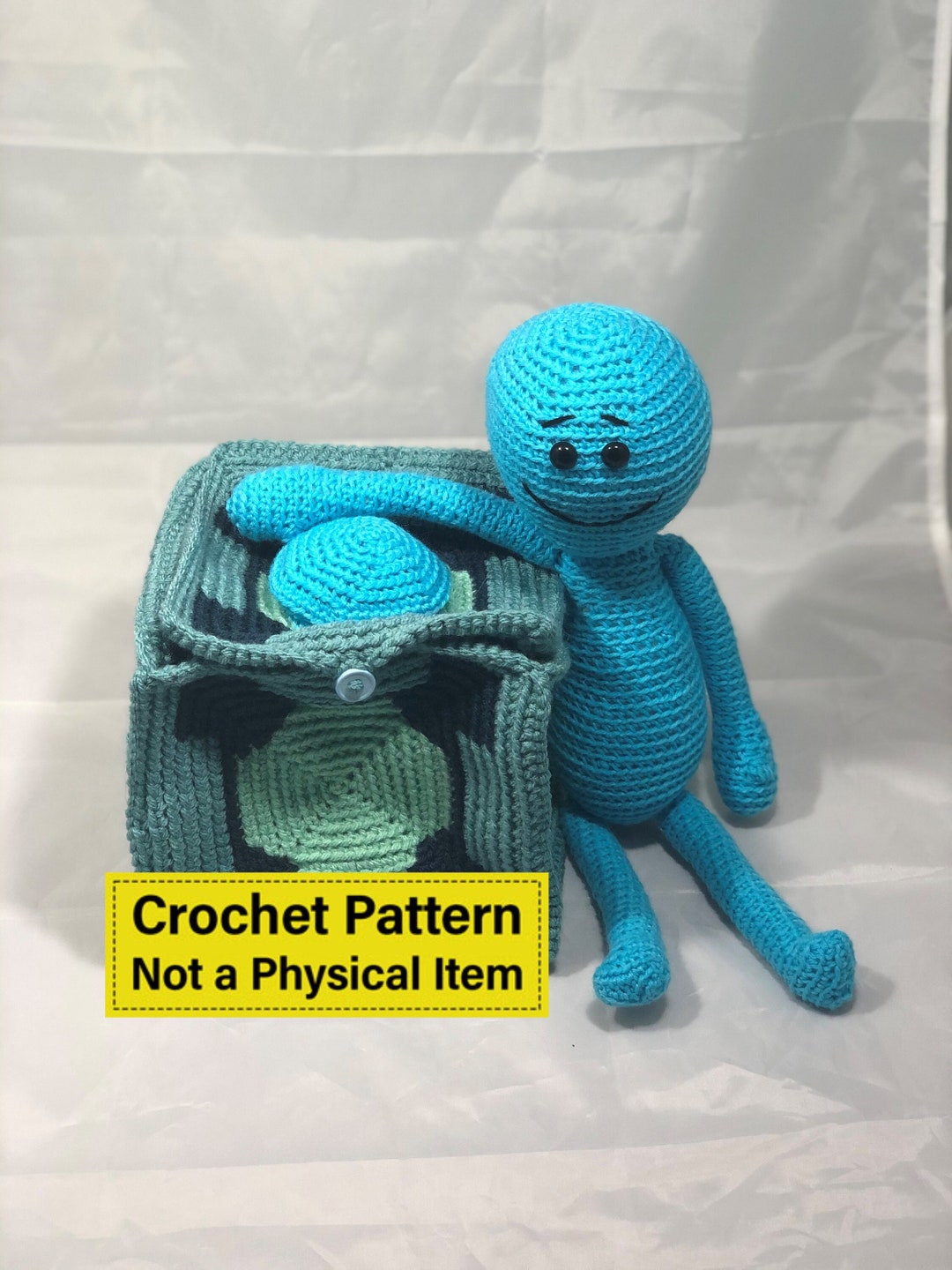 Mr. Meeseeks and Meeseeks Box (crochet Pattern) - Etsy