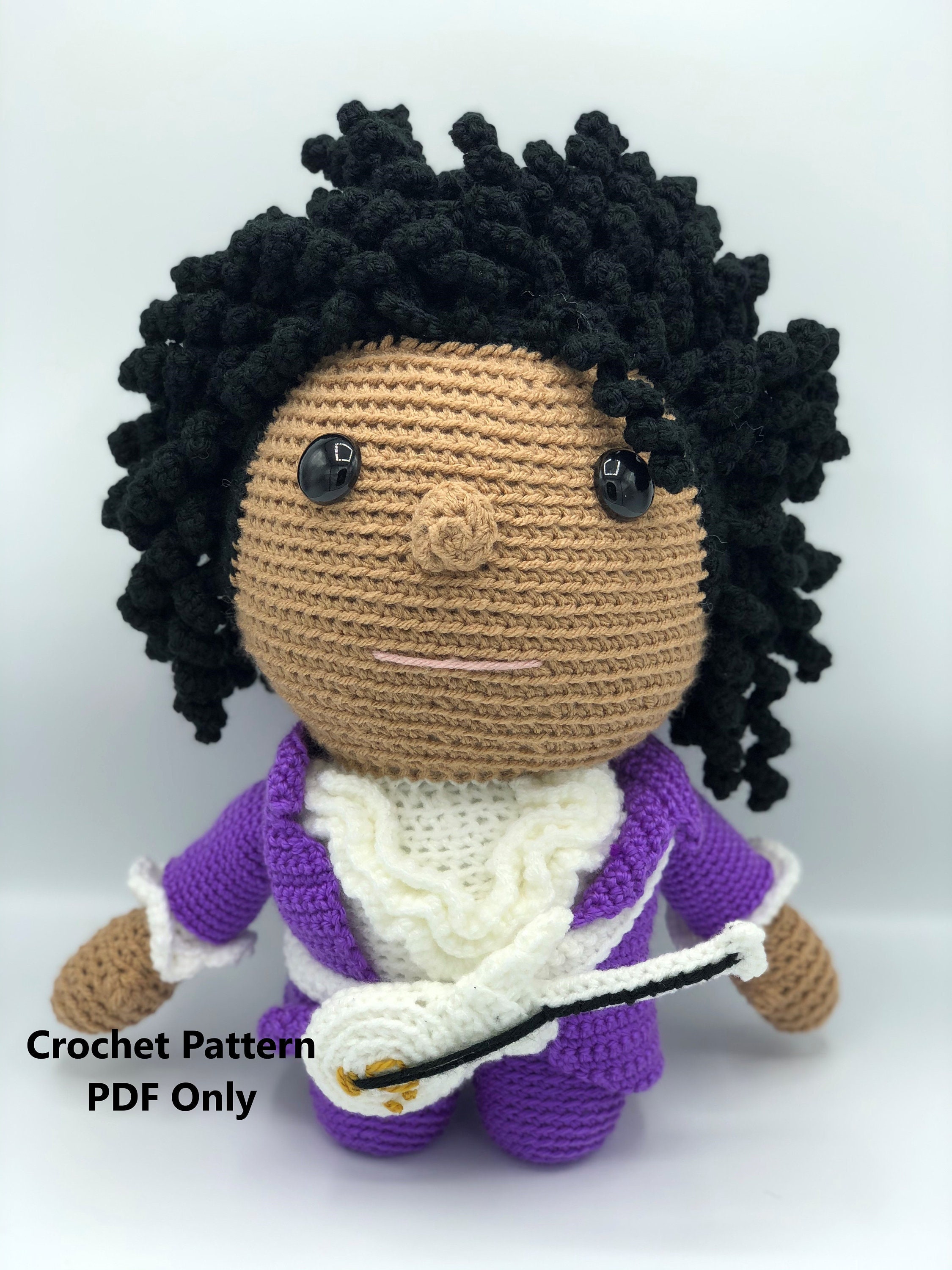 Prince The Artist Crochet Pattern | Etsy