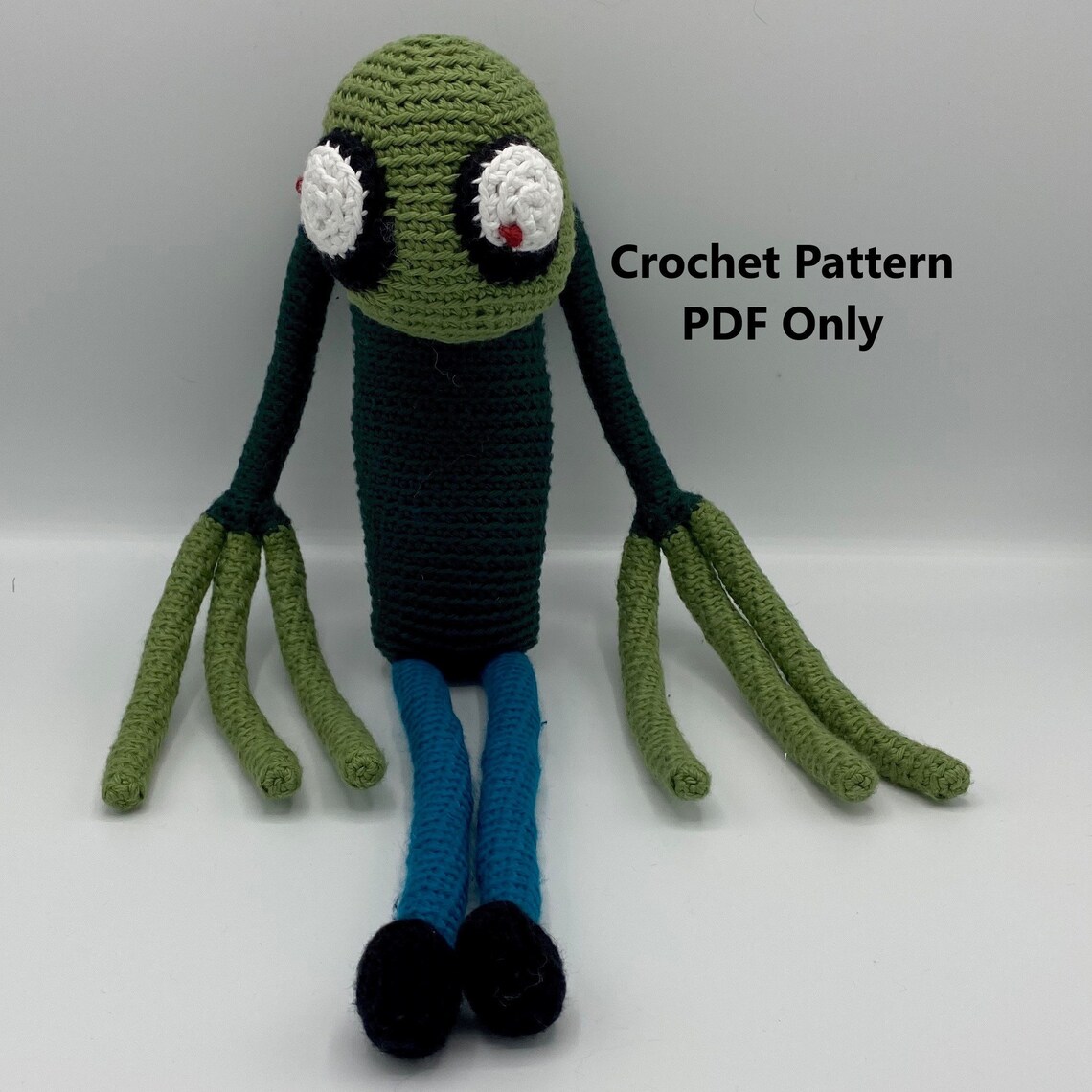 Salad Fingers crochet Pattern | Etsy