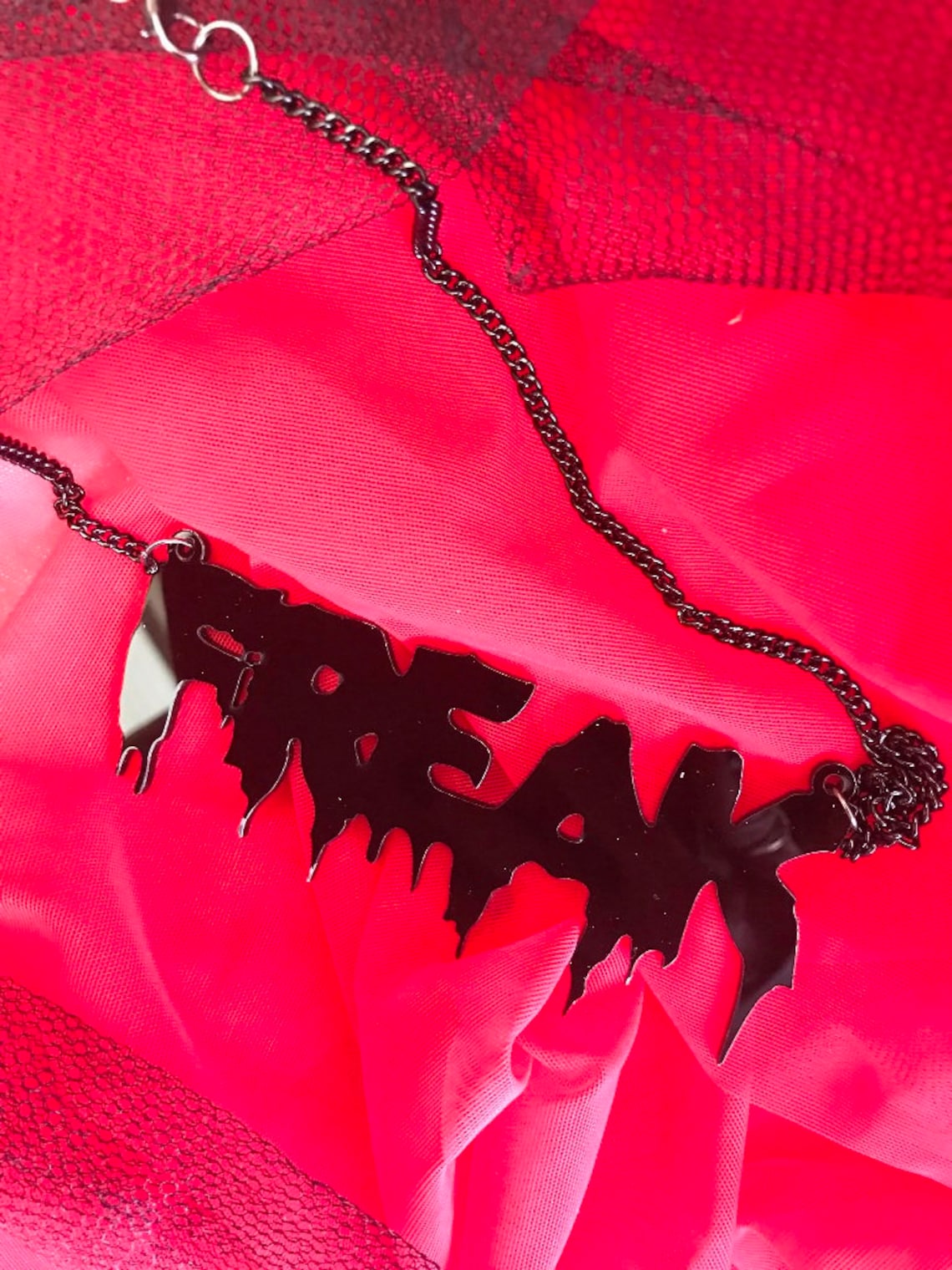 Gothic FREAK Halskette Halloween Horror Choker Punk Halskette - Etsy.de