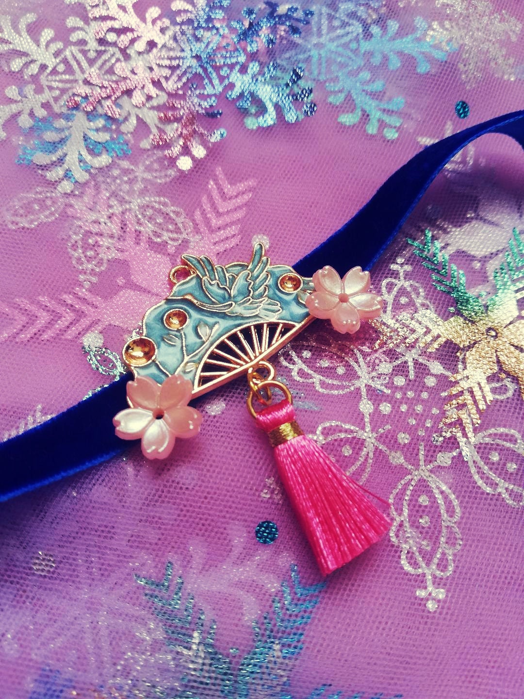 Ayaka Inspired Choker Genshin Impact Handmade Jewelry - Etsy