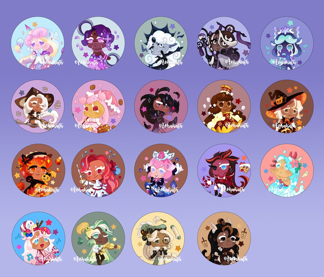 Cookie Run Kingdom Buttons - Etsy