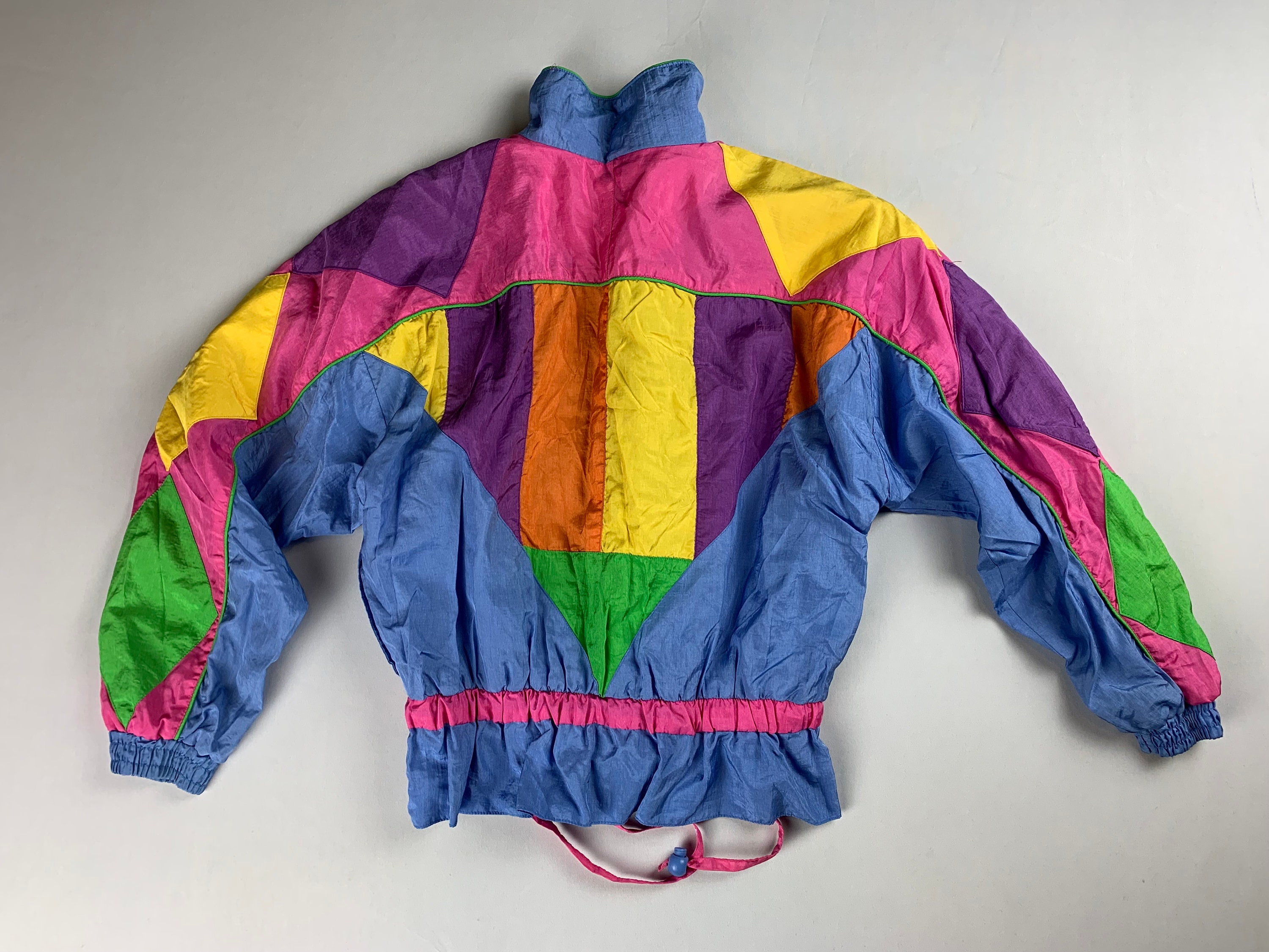 Vintage Kids Lavon Multi Colored Windbreaker Size M 8-10 - Etsy