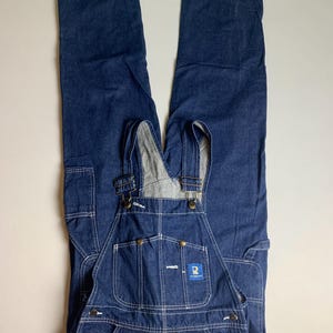 Original Real Work Wear Denim Overalls 34 Waist X 36-1/2” Inseam - Etsy