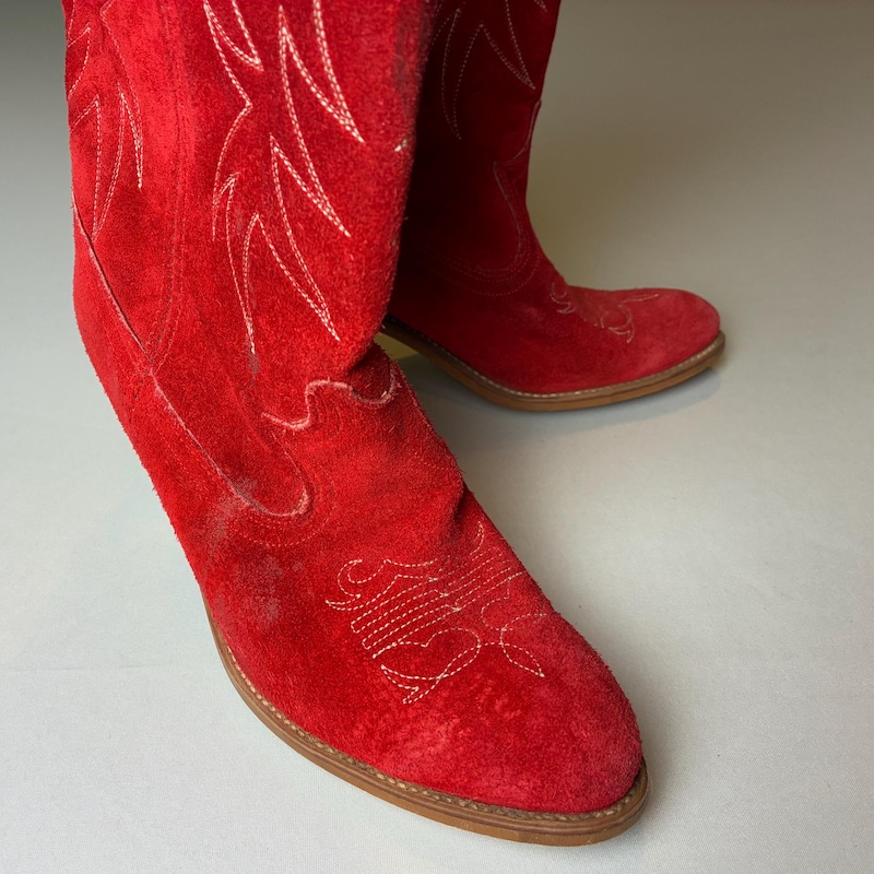 Acme Vintage Cowgirl Boots - Etsy