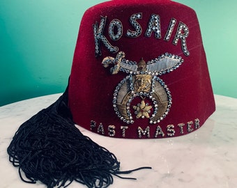 Masonic Red Hat - Etsy
