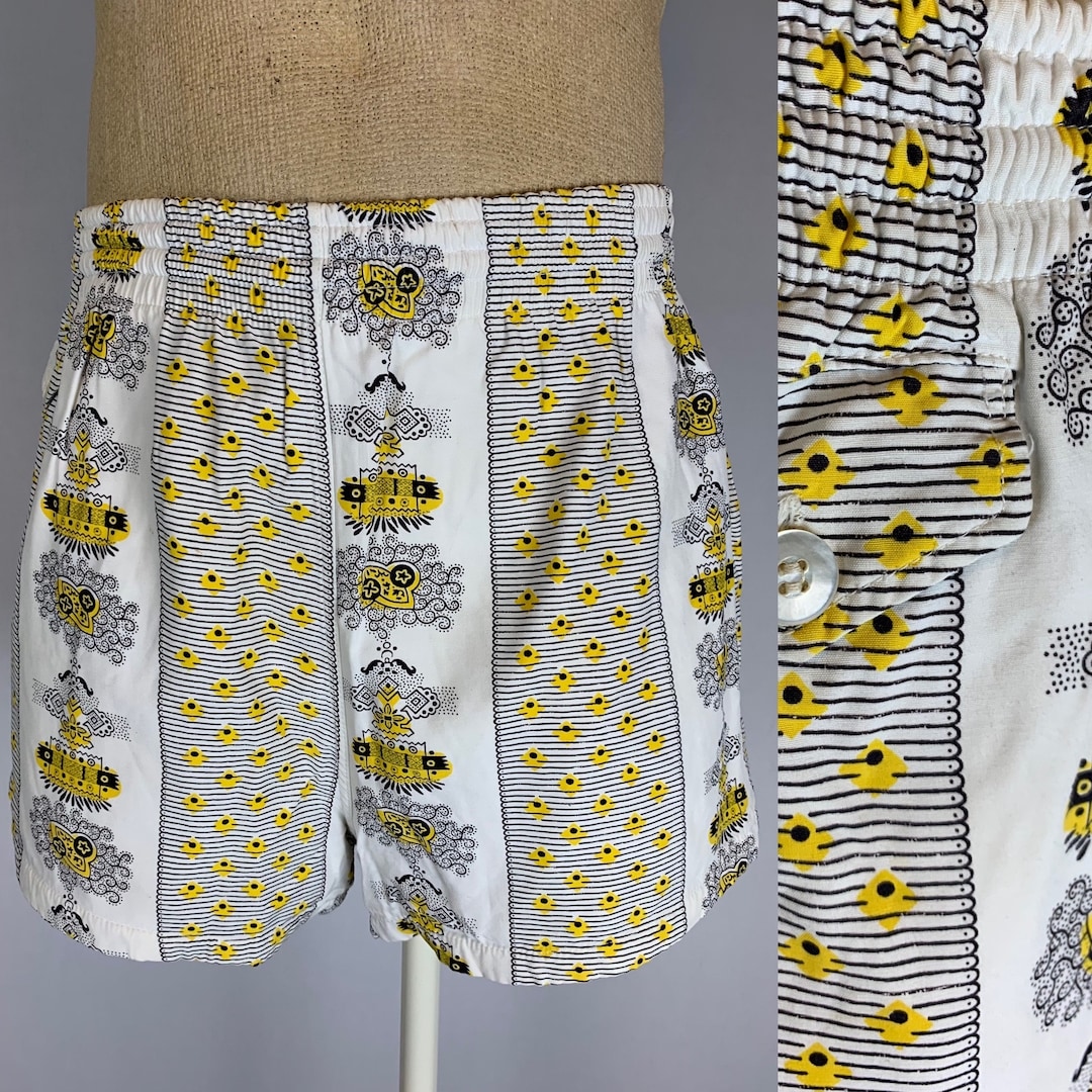 Vintage 50s Men’s Swim Trunks Size Medium - Etsy
