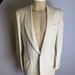 Vintage 50s Shawl Collar One- Button Linen Sports Coat 40L - Etsy