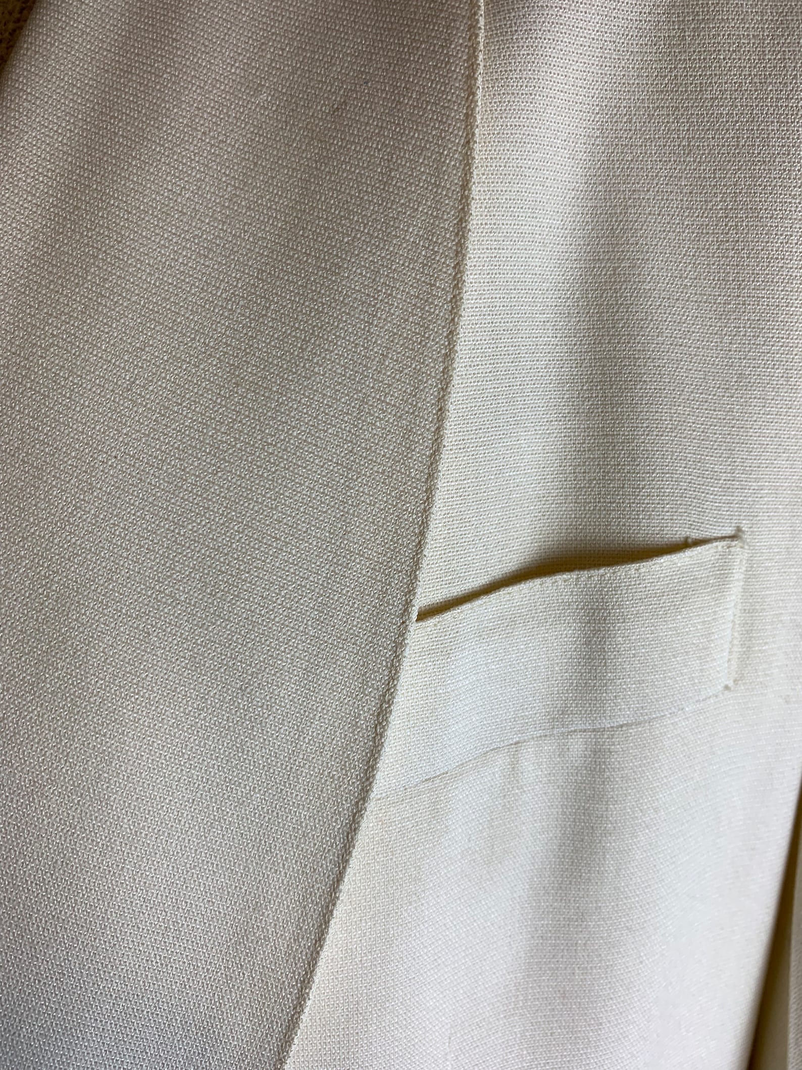 Vintage 50s Shawl Collar One- Button Linen Sports Coat 40L - Etsy