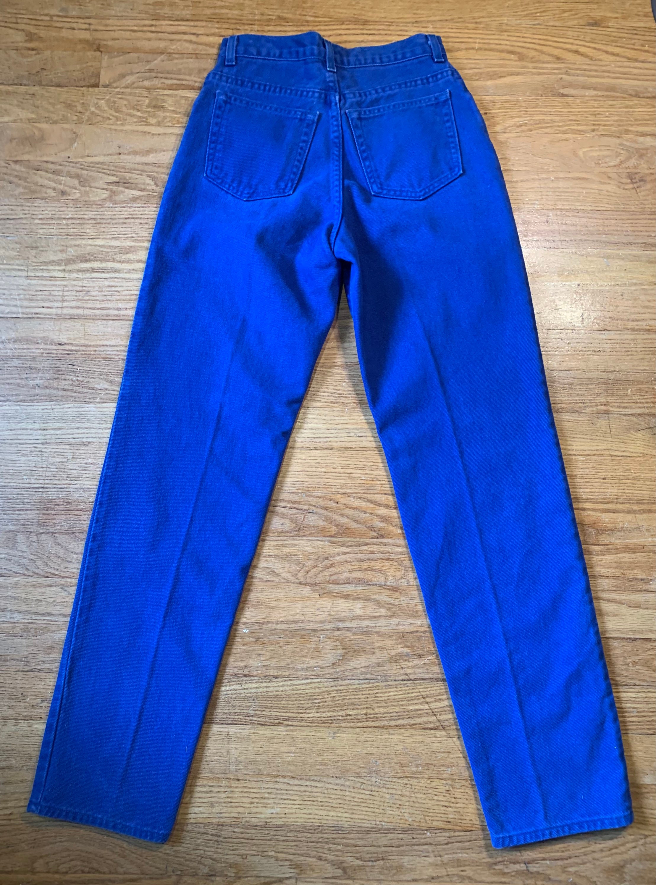 Vintage 80s IOU Extra Blue High Rise Mom Jeans W26 - Etsy