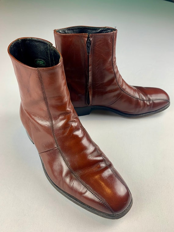 Vintage 70s zipper boots - Gem
