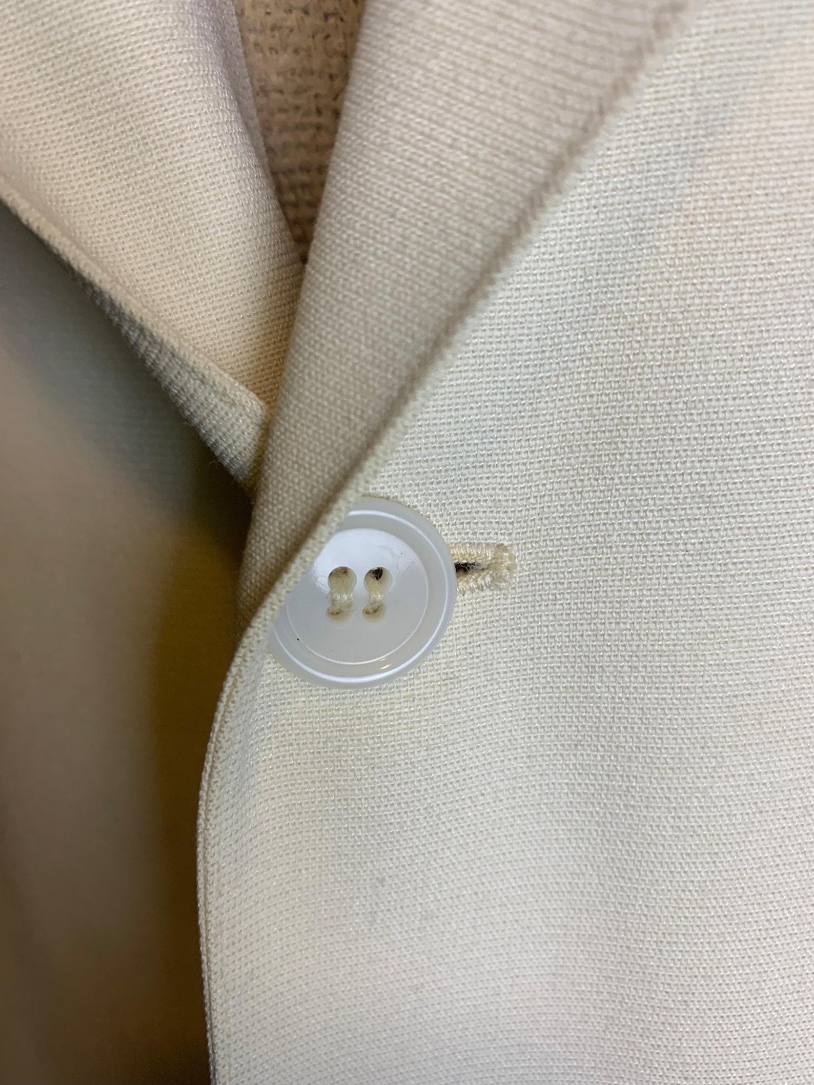 Vintage 50s Shawl Collar One- Button Linen Sports Coat 40L - Etsy