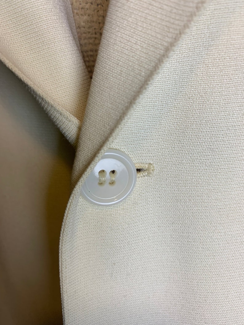 Vintage 50s Shawl Collar One- Button Linen Sports Coat 40L - Etsy