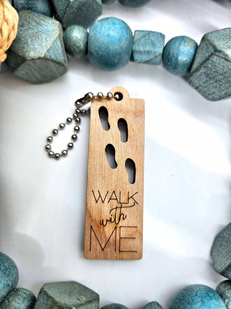 Set of 5 or 10, Laser Cut Wood Keychain: LDS Youth Theme 2026, "walk ...