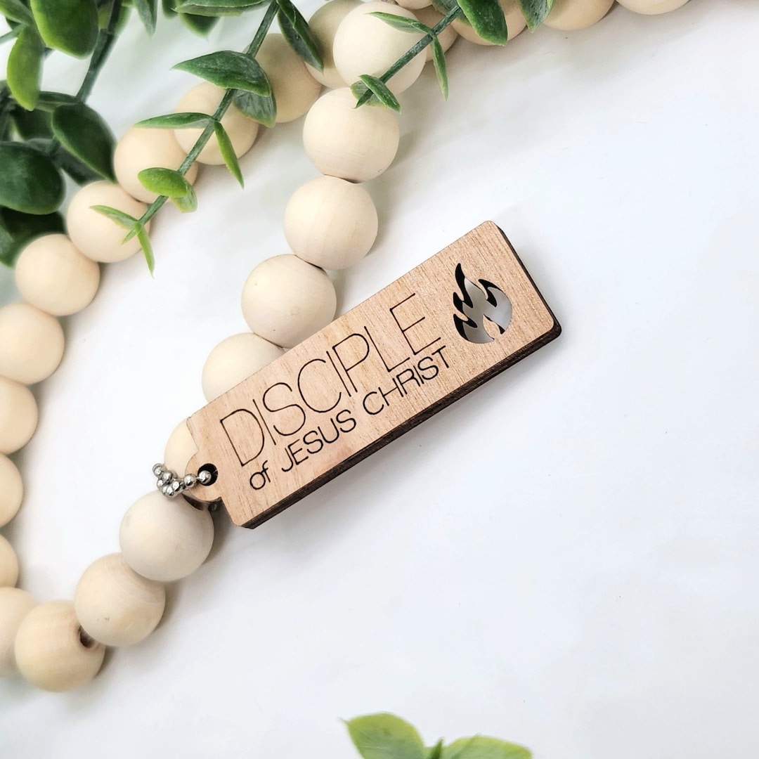 Set of 50, I Am a Disciple of Jesus Christ Keychain, Wood Keychain, LDS ...
