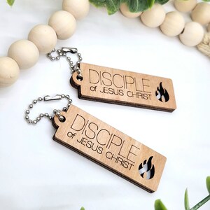 Set of 50, I Am a Disciple of Jesus Christ Keychain, Wood Keychain, LDS ...