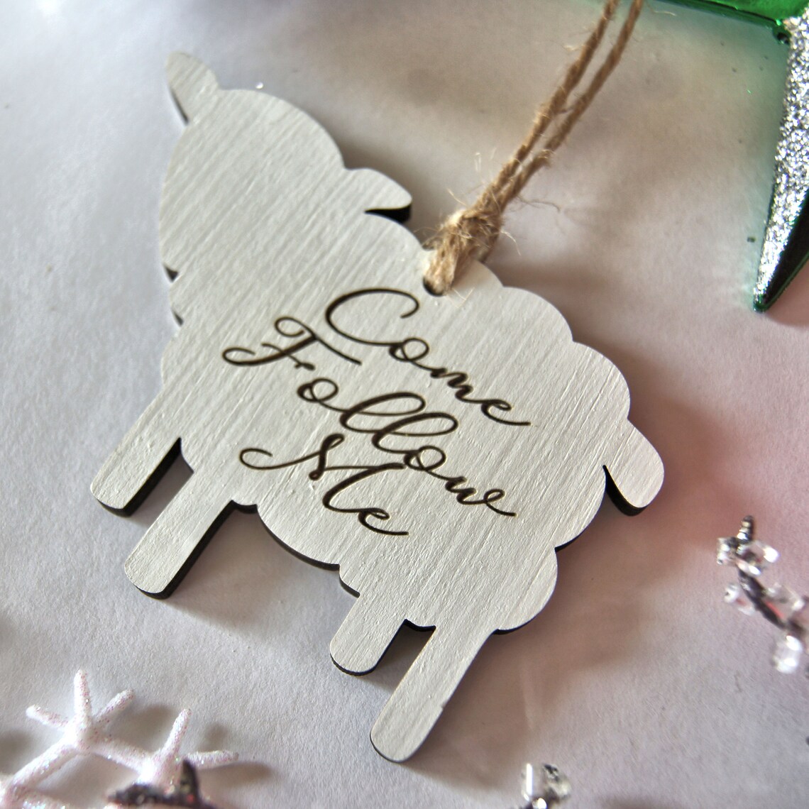 Set of 5 or 10 Come Follow Me Ornament Bulk Laser Cut Wood - Etsy