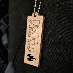 Set of 50, I Am a Disciple of Jesus Christ Keychain, Wood Keychain, LDS ...