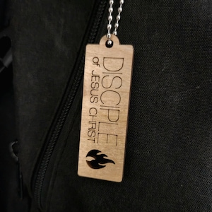 Set of 50, I Am a Disciple of Jesus Christ Keychain, Wood Keychain, LDS ...