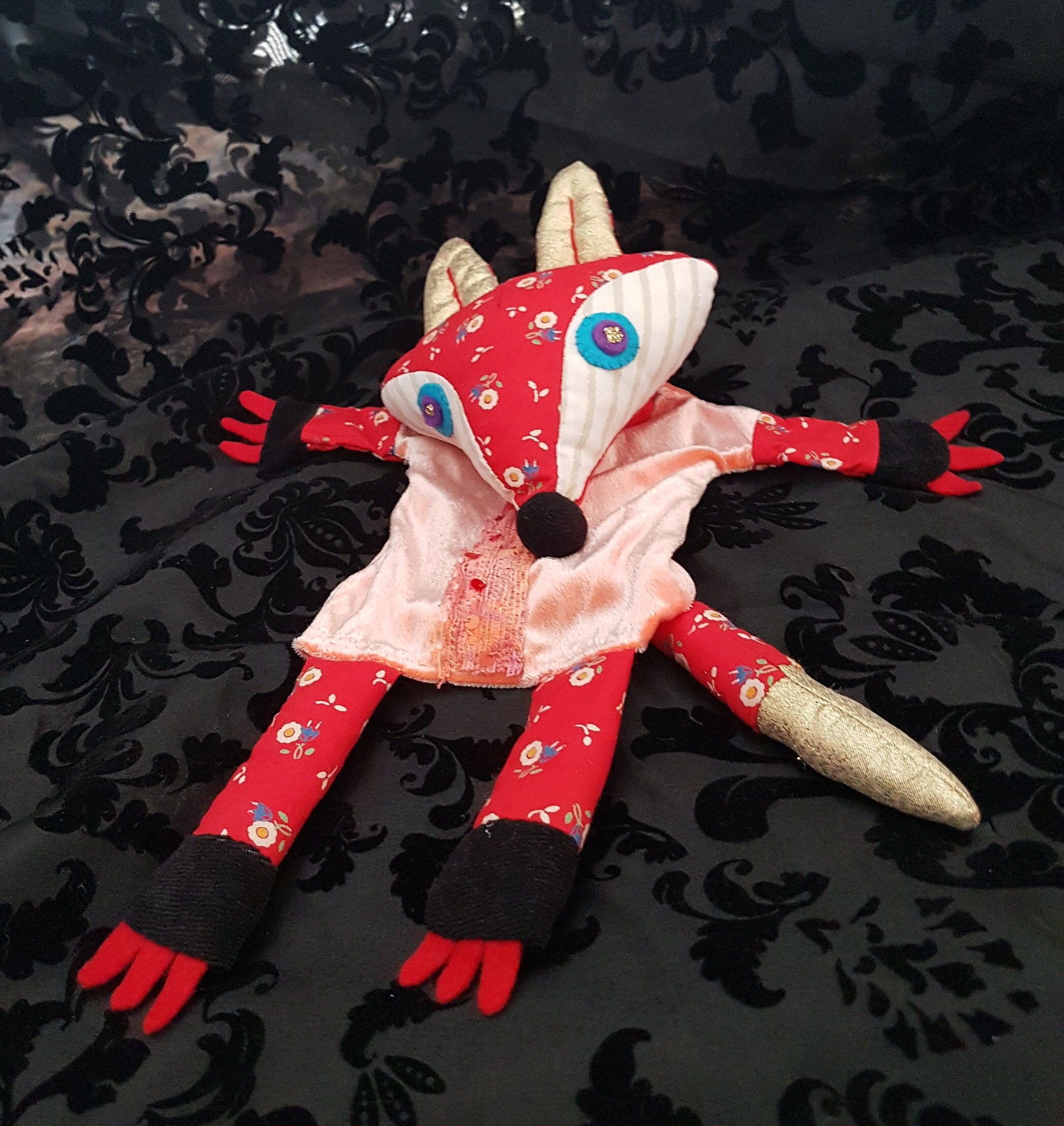 FOX HANDMADE PUPPET Puppet de teatro marioneta de guante | Etsy