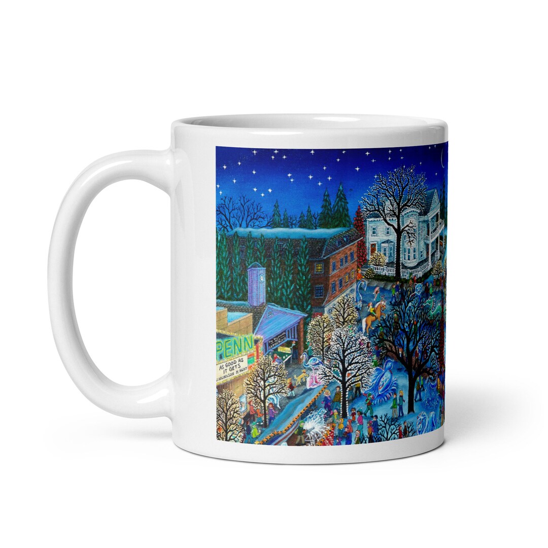 Mug Plymouth Winter Ice Festival Artwork by Kathy Jakobsen, Ice ...