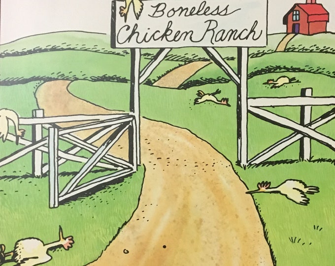 The Far Side by Gary Larson "boneless Chicken Ranch" 9.5" X 13" Poster ...