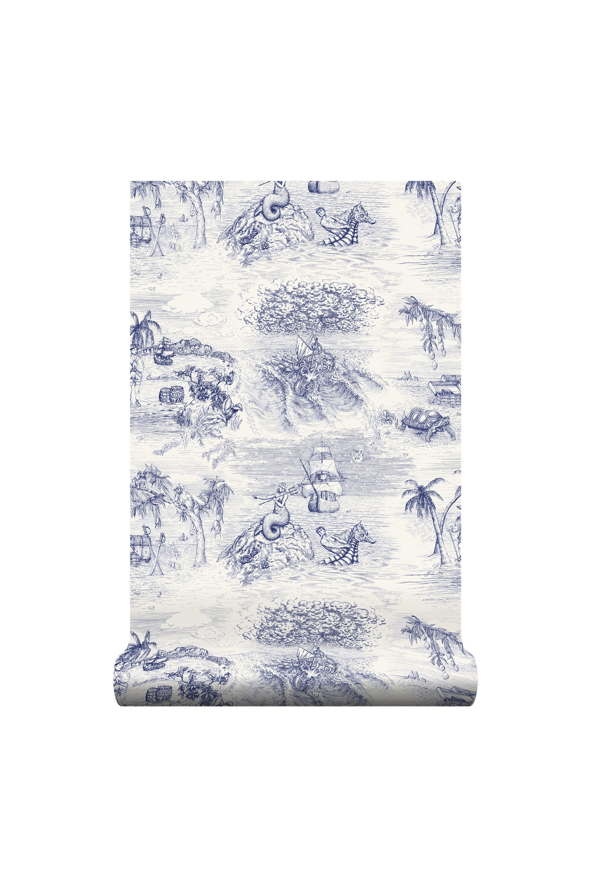 Navigo Navy Wallpaper *A4 SAMPLE* - Etsy