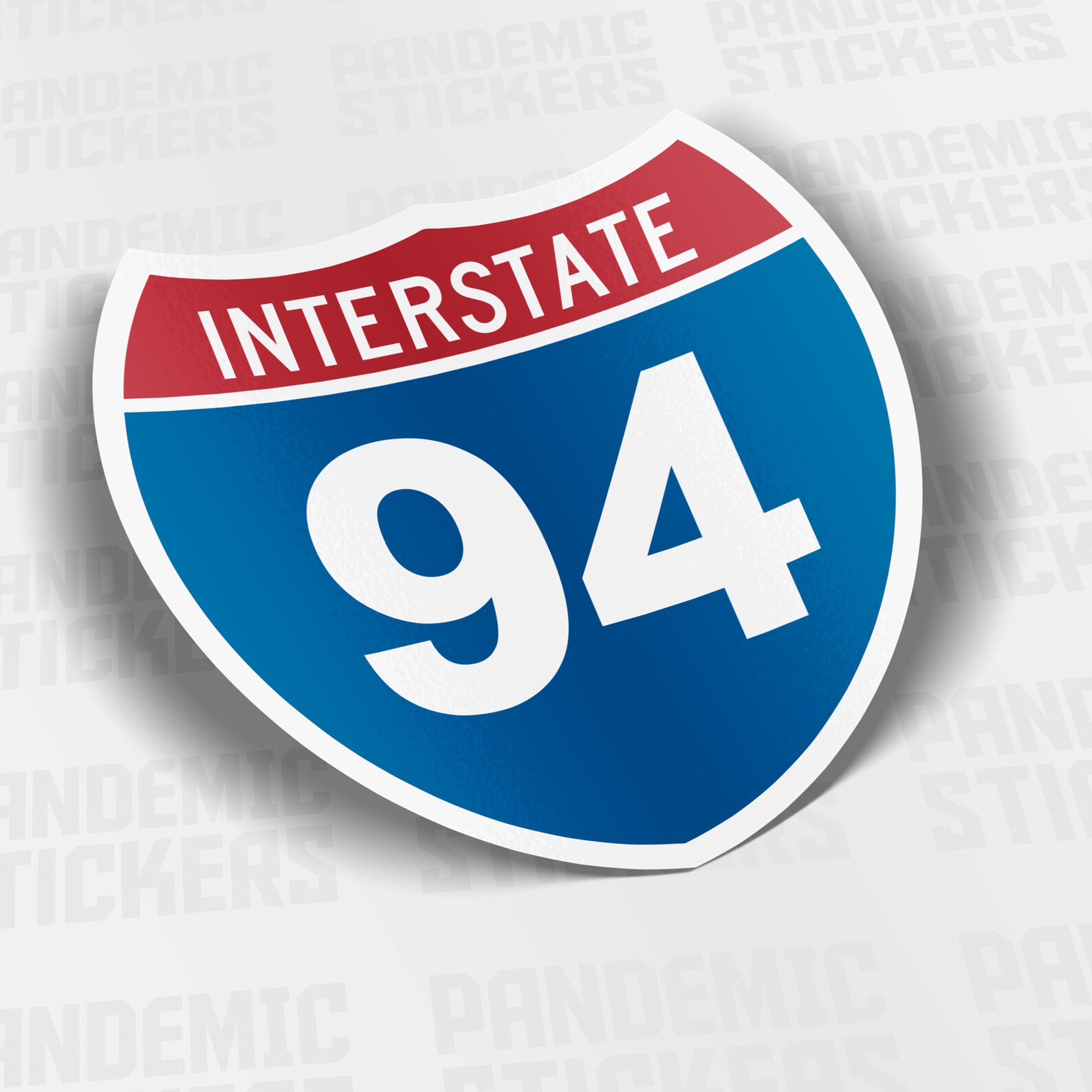 Interstate Highway Sign Road Vinyl Decal Sticker Bumper I-90 | Etsy
