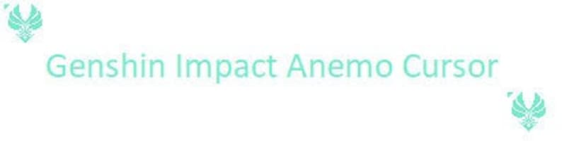 Genshin Impact Anemo Mouse Cursor - Etsy