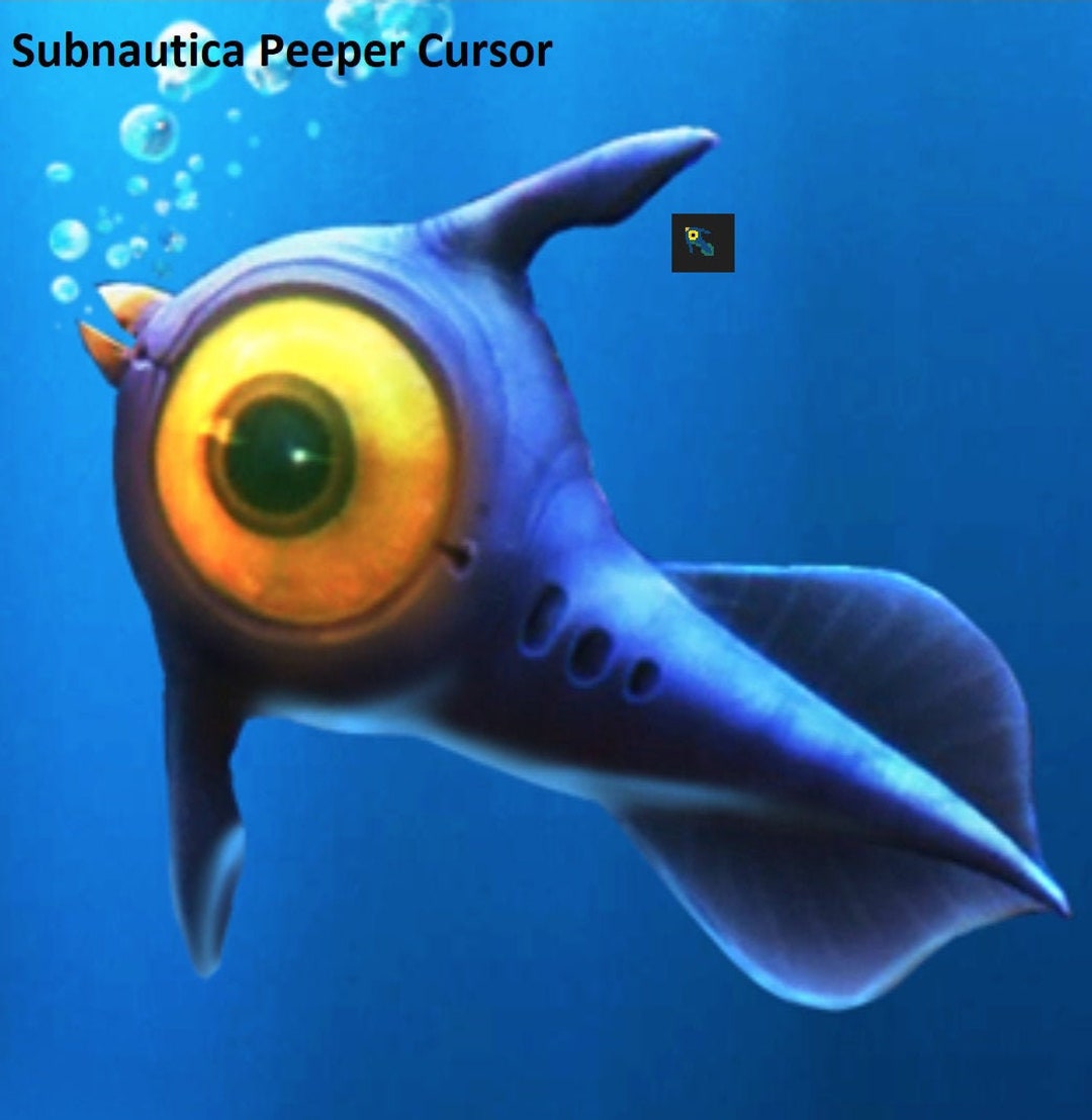 Subnautica Peeper Mouse Cursor - Etsy