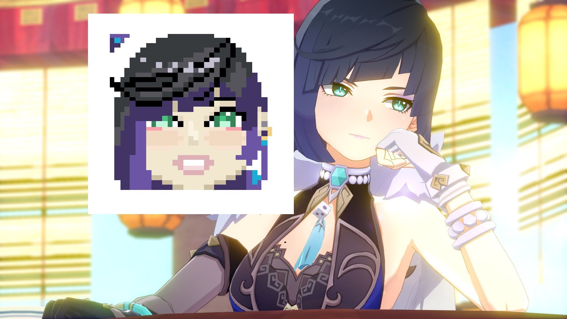 Genshin Impact Yelan Mouse Cursor - Etsy