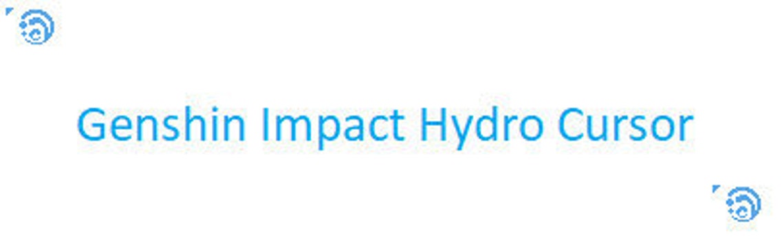 Genshin Impact Hydro Mouse Cursor - Etsy
