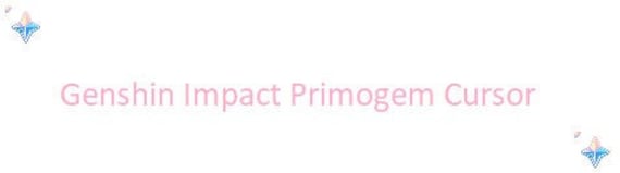 Genshin Impact Primogem Mouse Cursor - Etsy
