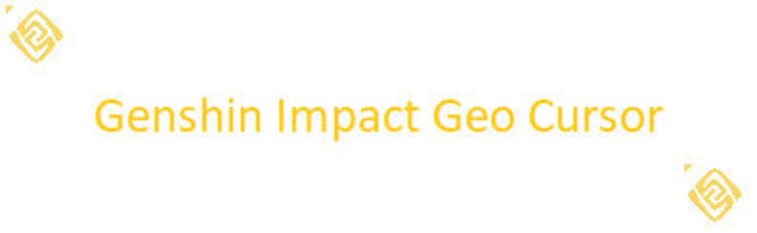 Genshin Impact Geo Mouse Cursor - Etsy