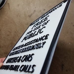 Police Box Door Sign 9.5 X 7 In. (3d Printed) - Etsy