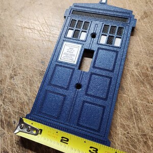 Police Box Light Switch Cover Classic Updated 3d Printed - Etsy