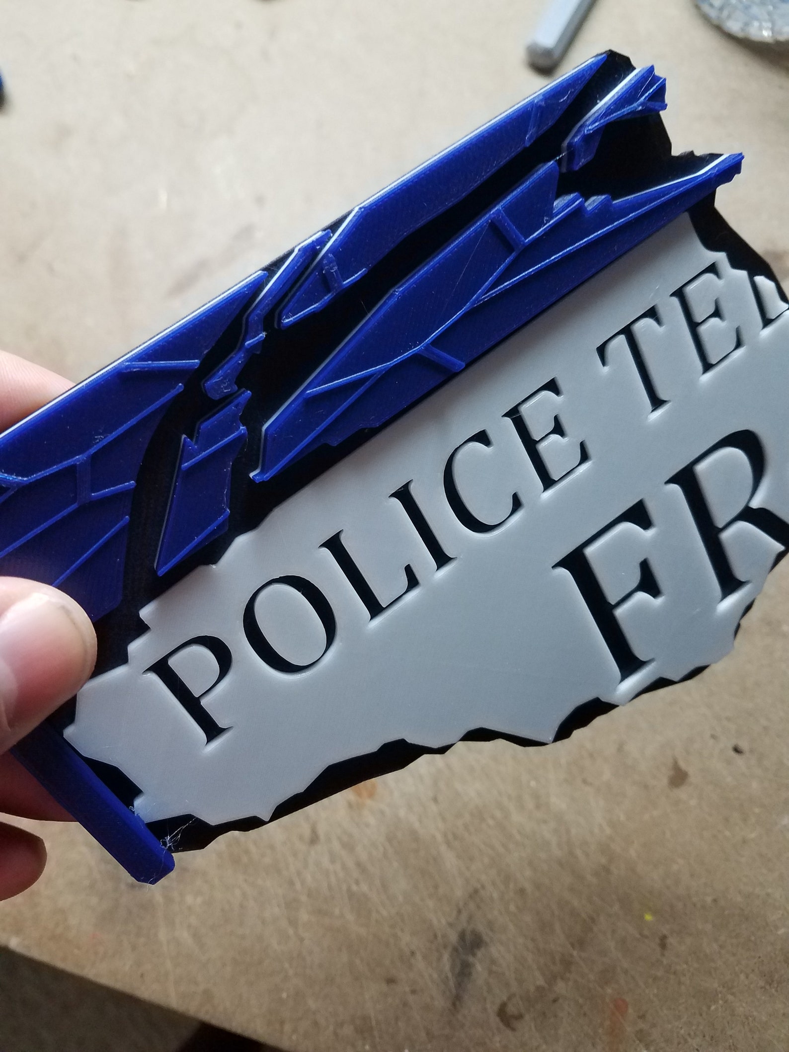 TARDIS Piece From the Time Crack (3d Printed) - Etsy