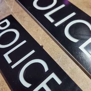 Police Box Sign/read Descriptions 3d Printed Wall Art - Etsy