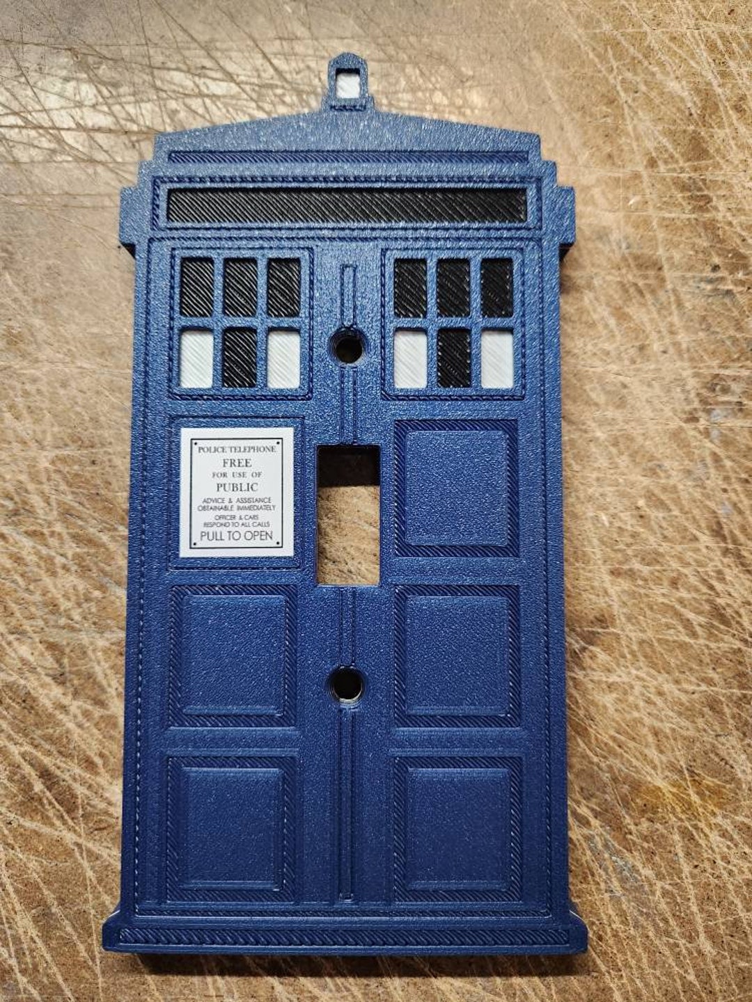 Police Box Light Switch Cover Classic Updated 3d Printed - Etsy