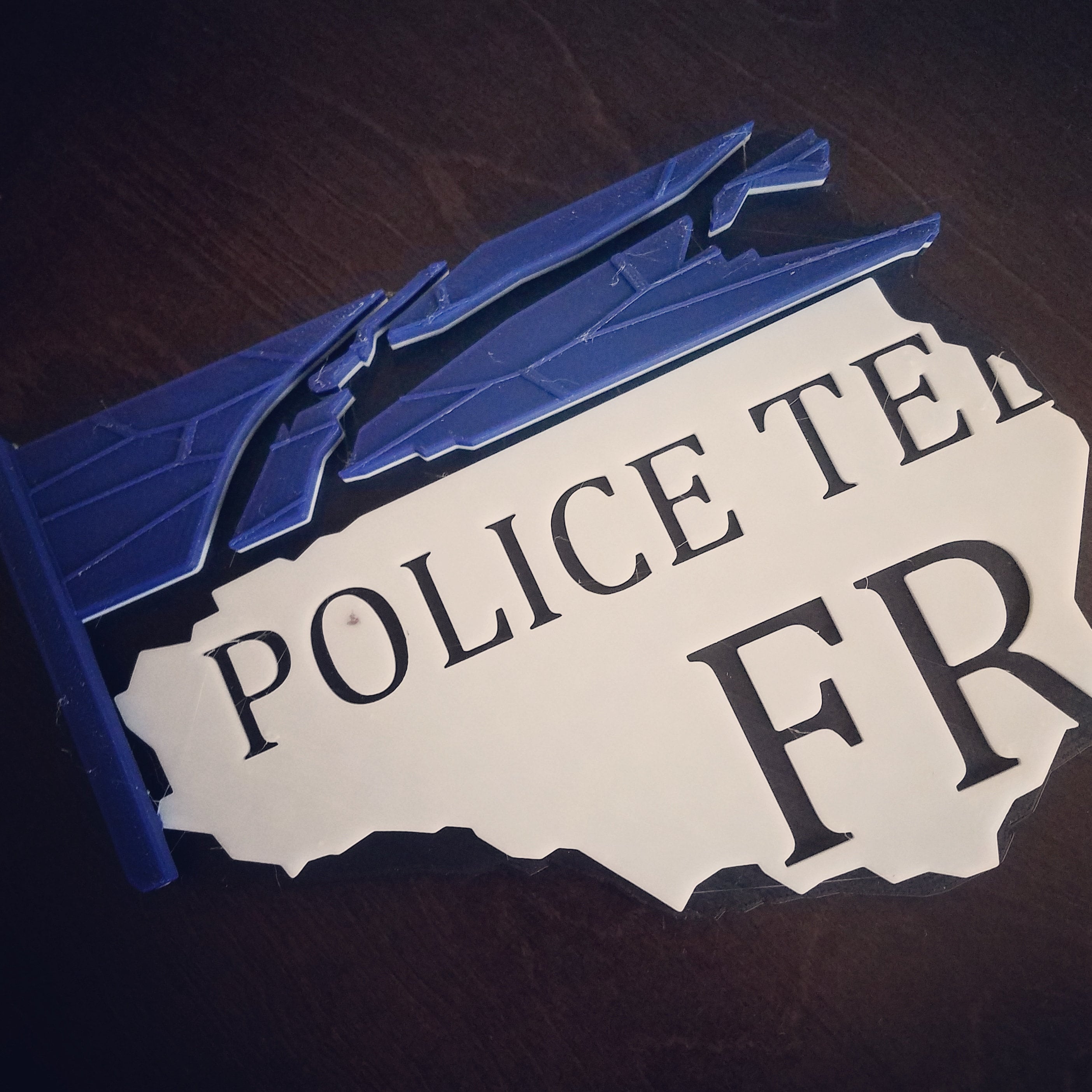 TARDIS Piece From the Time Crack 3d Printed - Etsy