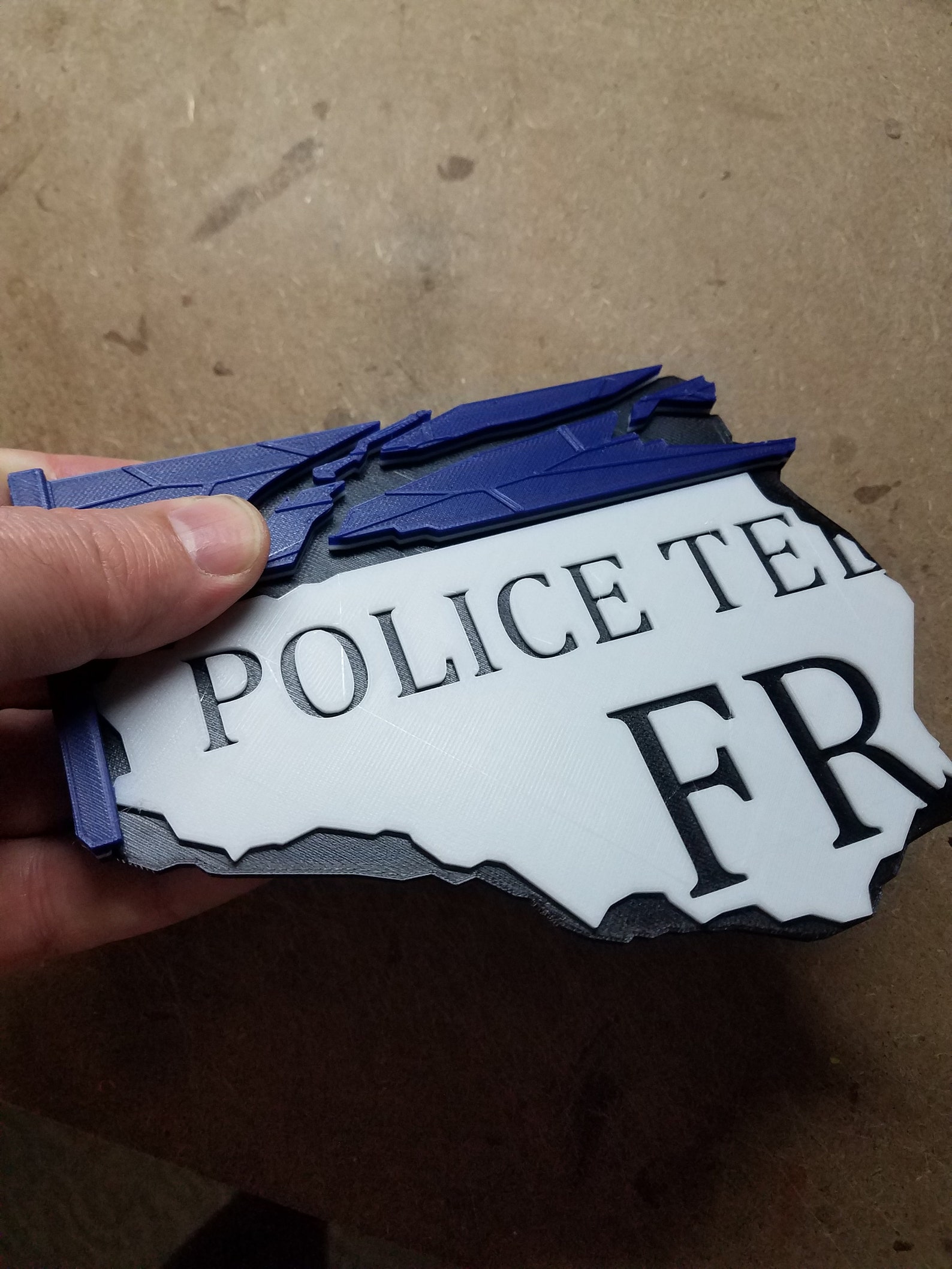 TARDIS Piece From the Time Crack (3d Printed) - Etsy
