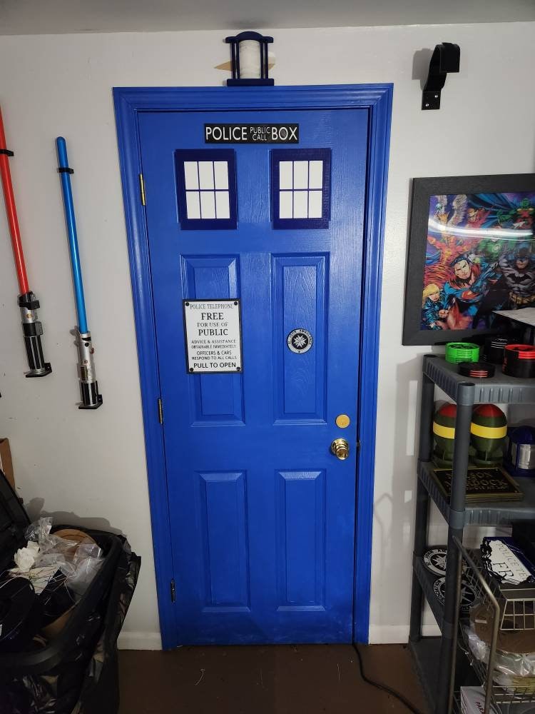 Doctor Who Tardis Door Sign