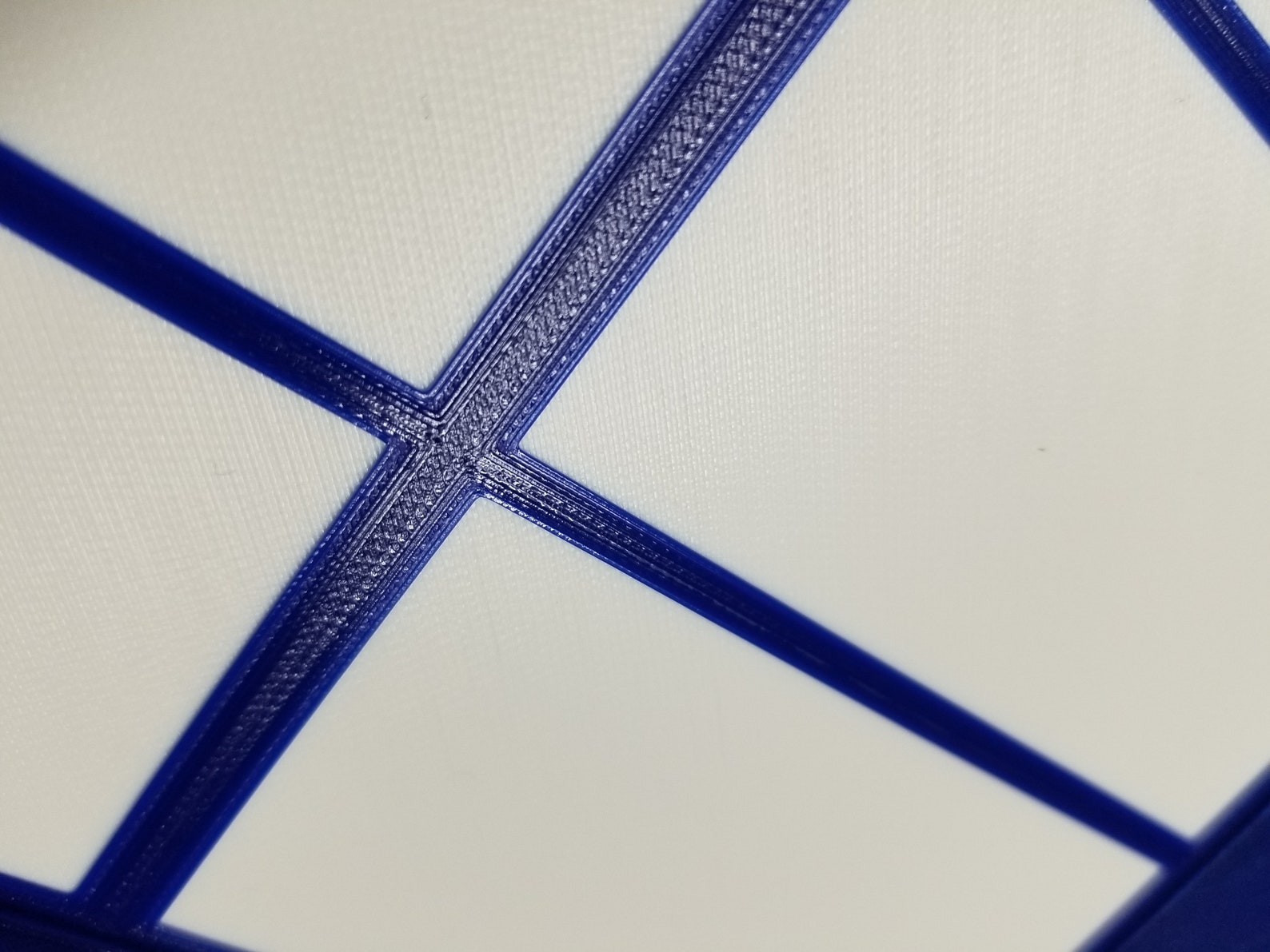 Police Box Windows 3d Printed Blue and White 7.25x9.5 - Etsy