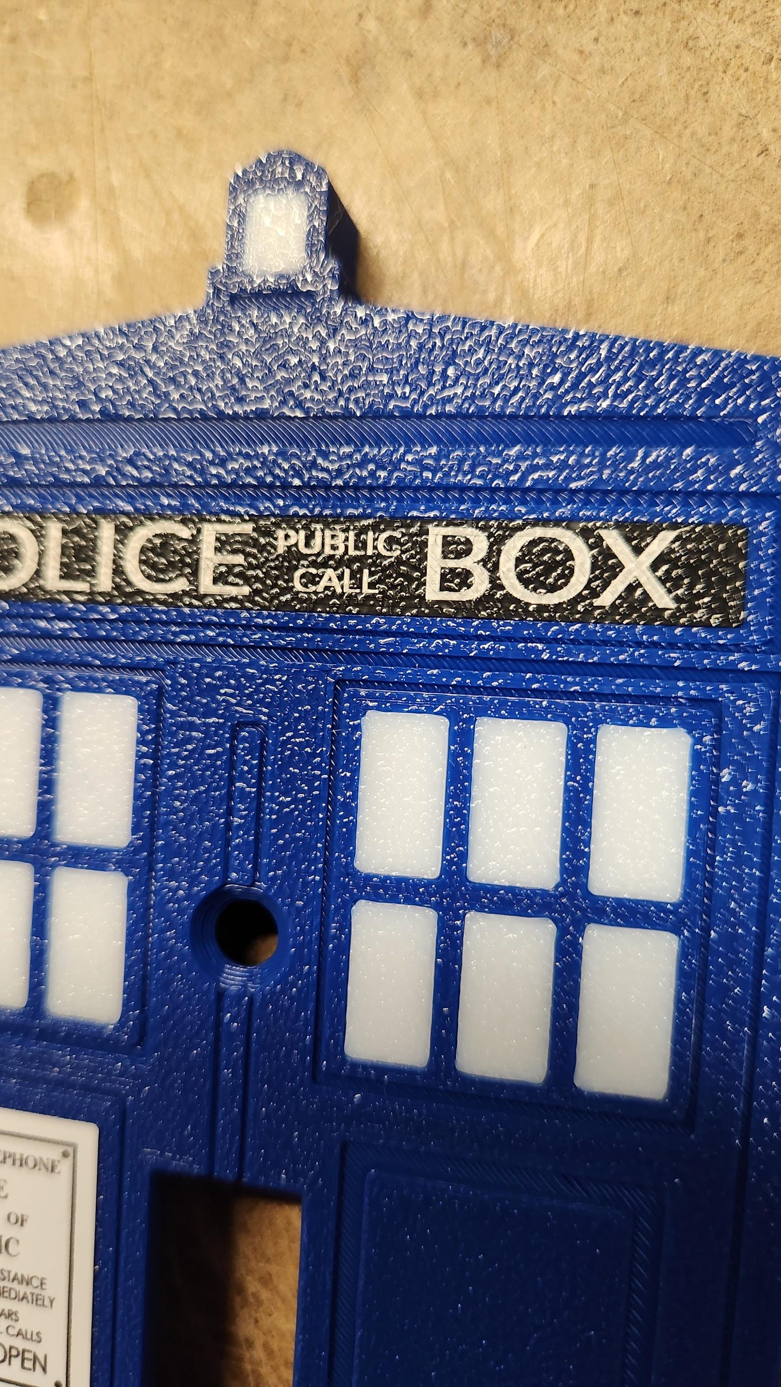 Police Box Light Switch Cover Modern Updated (3d Printed) - Etsy
