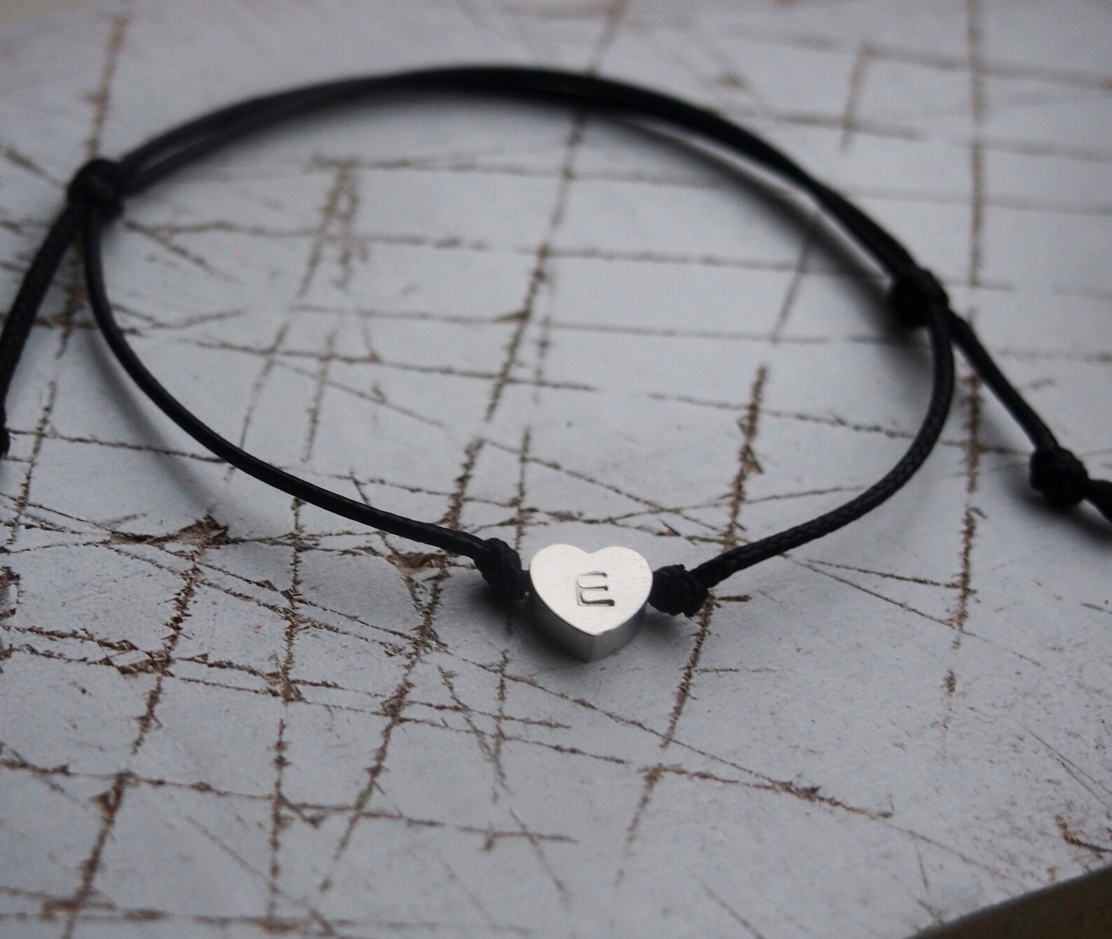 Personalized Initial Bracelet Initial Bracelet Adjustable - Etsy Hong Kong