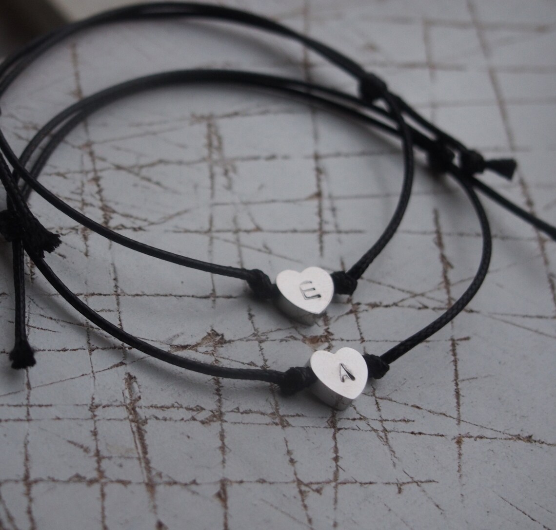 Personalized Initial Bracelet Initial Bracelet Adjustable - Etsy Hong Kong